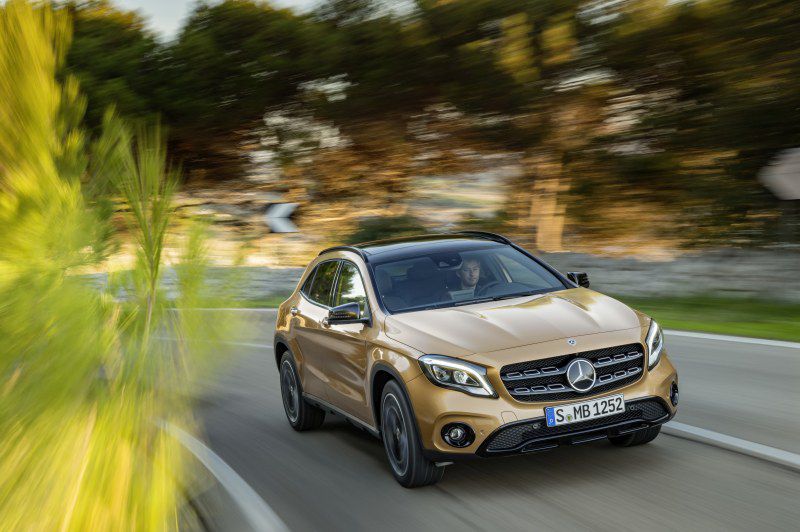 Mercedes-Benz GLA technical specifications and fuel economy